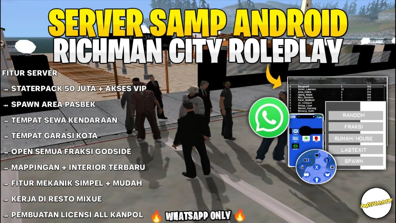 SERVER SAMP ANDROID NO DISCORD RICHMAN CITY ROLEPLAY || GTA SAMP ...