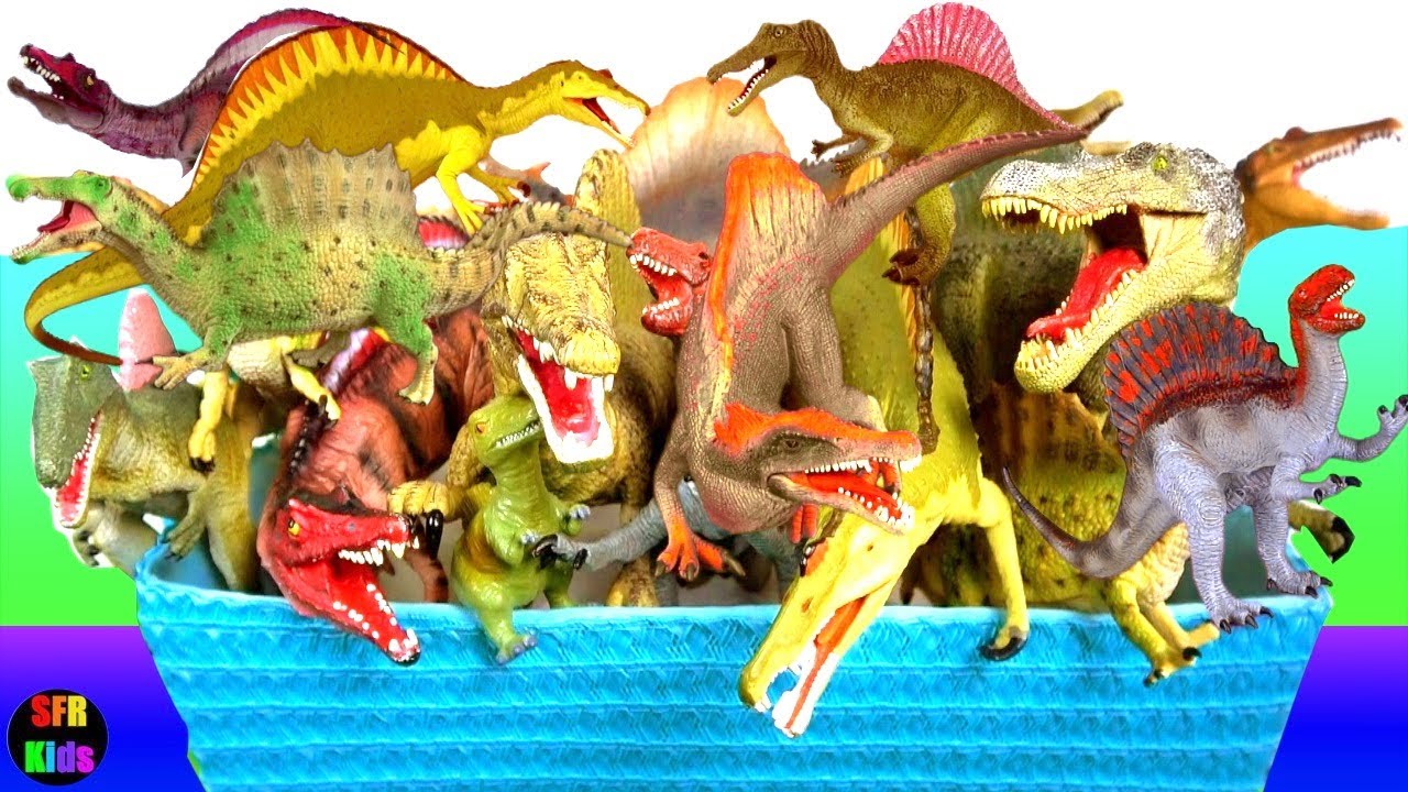 Dinosaurs Dinosaur box Spinosaurus Collection SFR Kids - YouTube