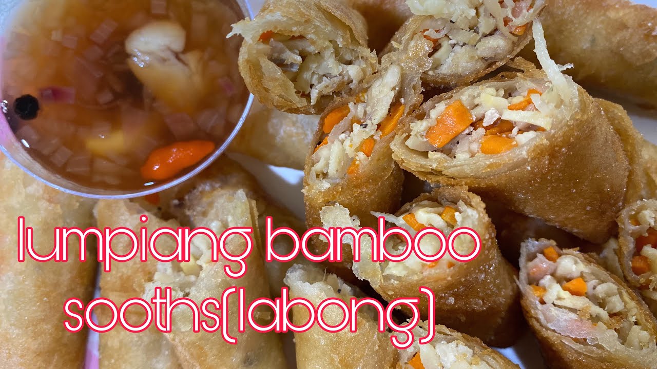#bamboosooths#labongrecipe Lumpiang Labong(bamboo shoots)|| Labong ...