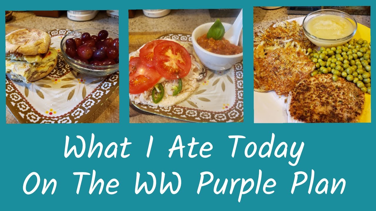 What I Eat In A Day On WW Purple Plan - YouTube