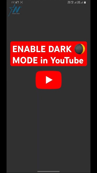 How To Activate Youtube Dark Mode Save Your Eyes 👀 Enable Dark Mode In Youtube 🤩 Shorts