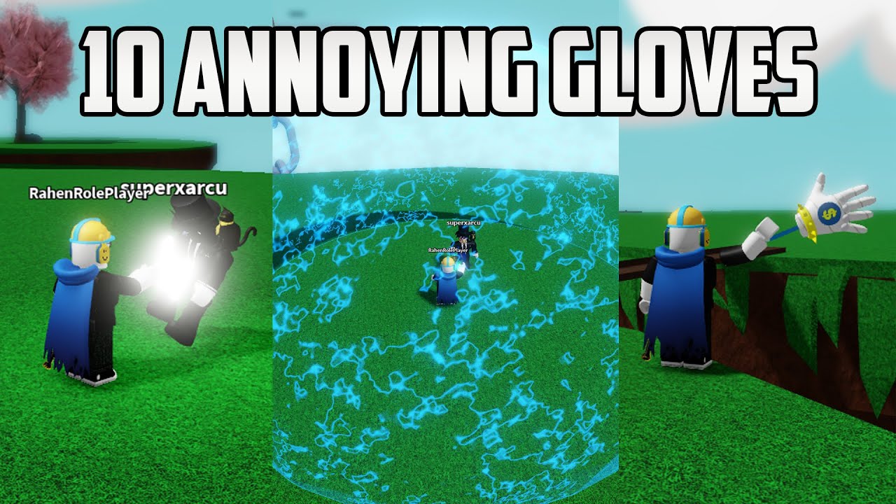 10 Most Annoying Gloves - Slap Battles - YouTube