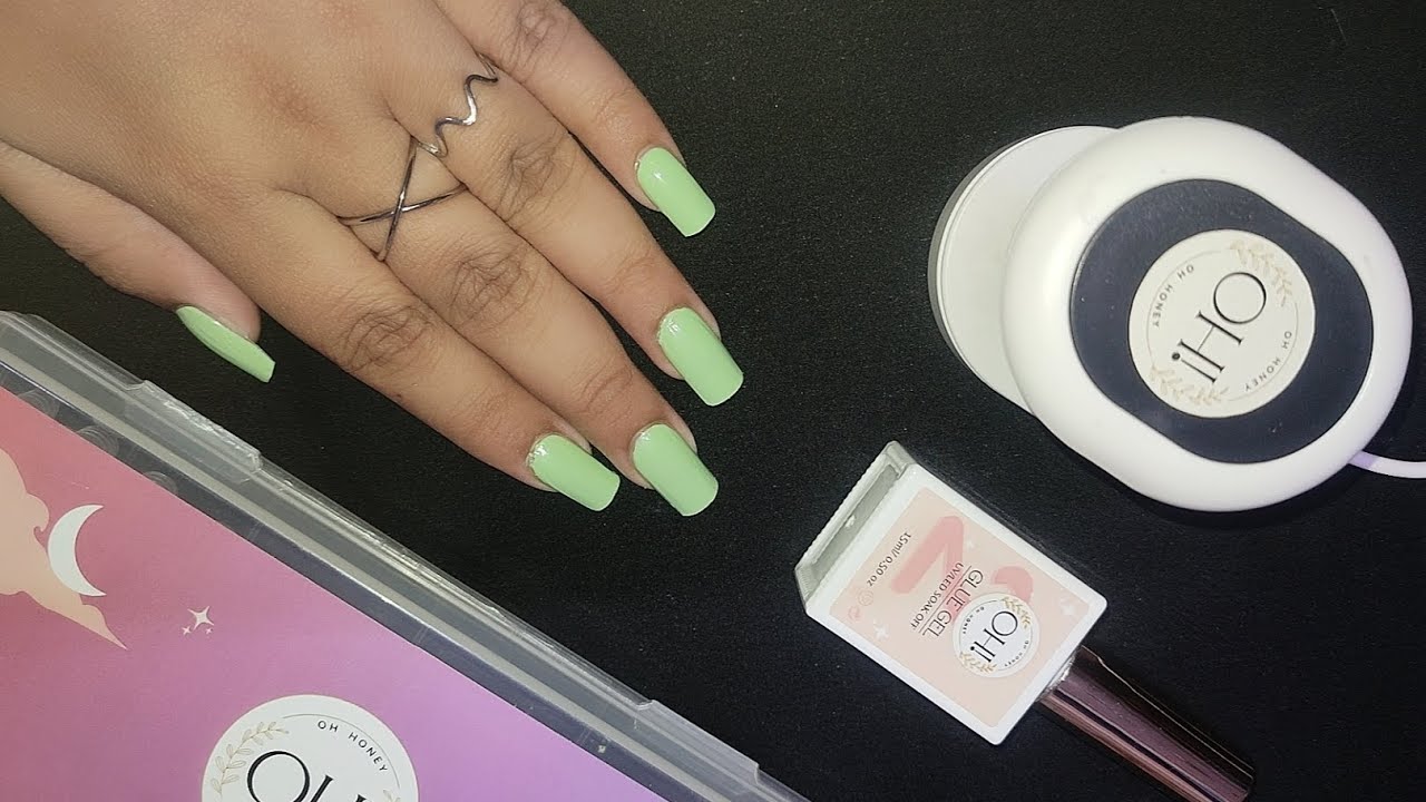 Salon finish nail extension at home | Complete guide | "English ...