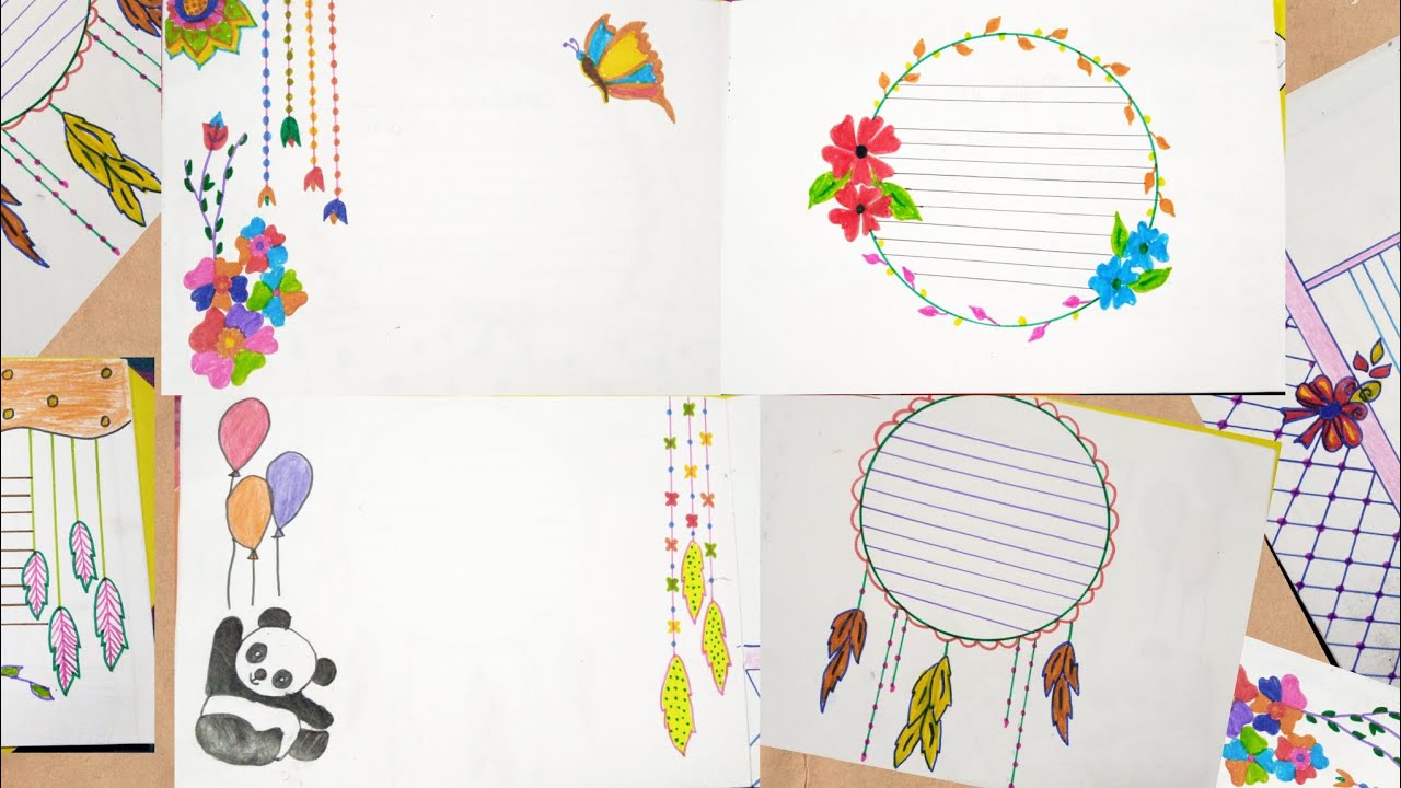 20 best border designs for school PROJECT 👌👌|| - YouTube