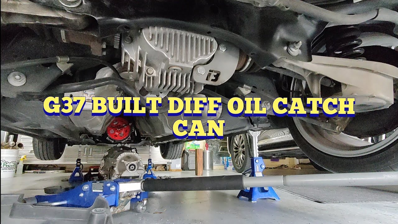 G37 BUILT DIFF OIL CATCH CAN! - YouTube