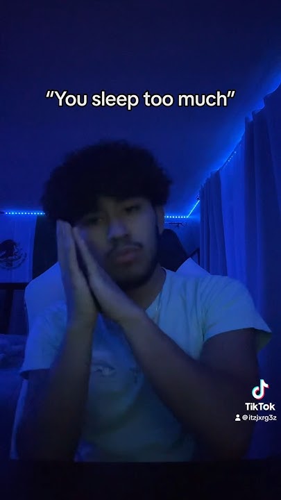 POV: When someone said you sleep too much - YouTube