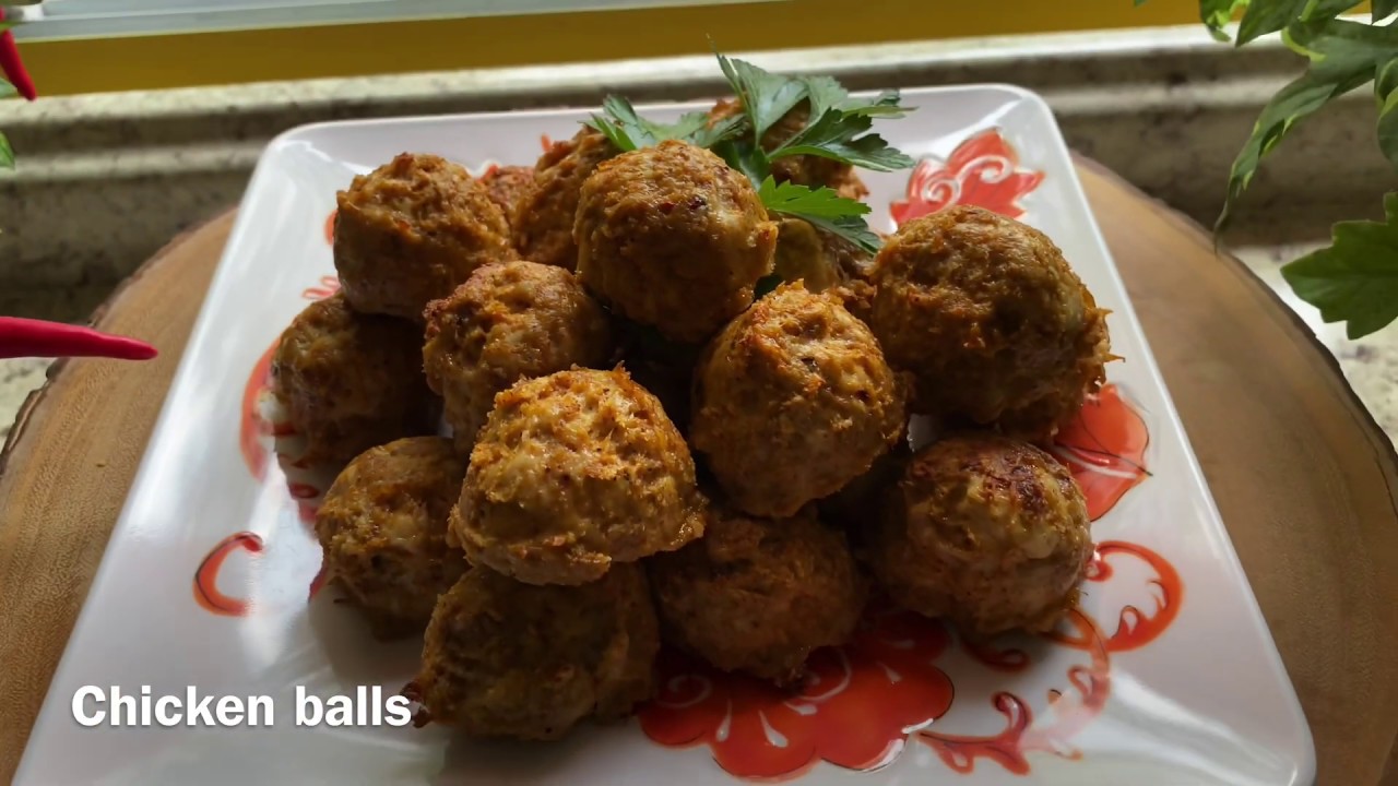 Chicken balls || Easy recipe - YouTube
