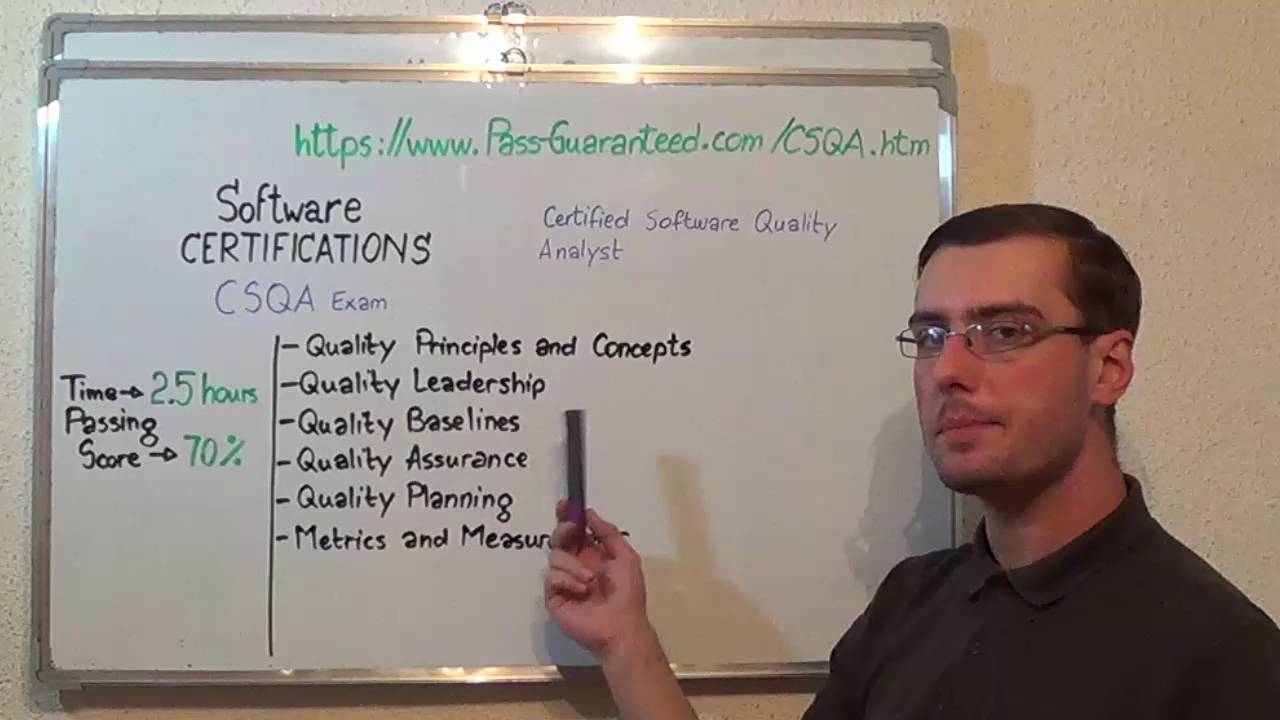 CSQA – Certified Exam Software Quality Test Analyst Questions - YouTube