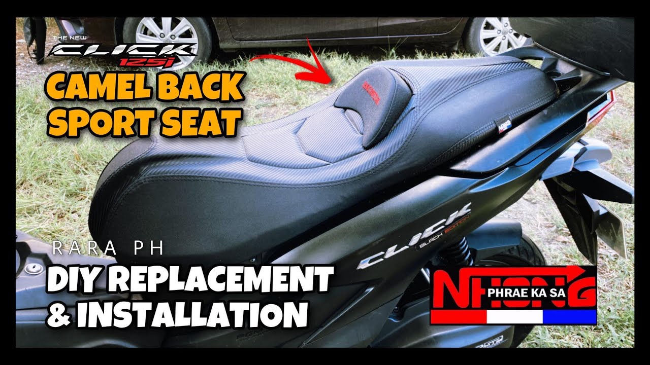Honda Click 125i NHONG Camel Back Sport Seat | DIY Replacement and ...