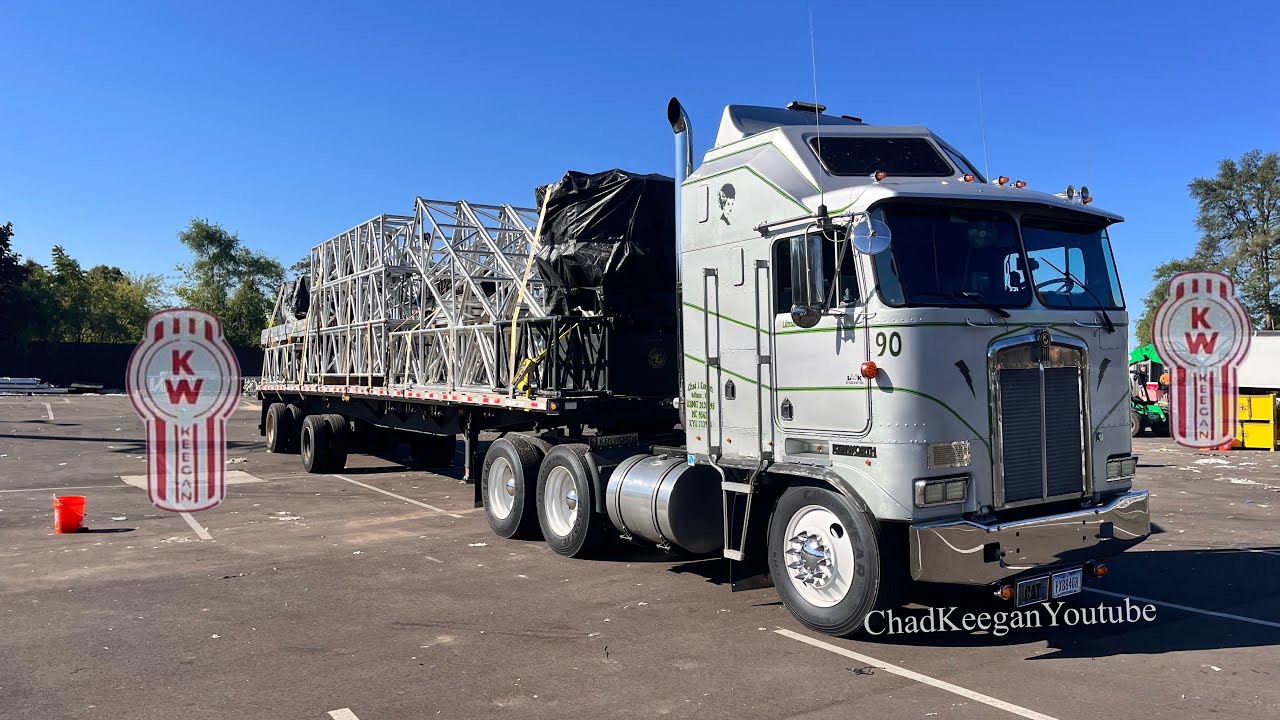 Kenworth Aerodyne Cabover K100E 90” Bunk Trucking With Staging ...