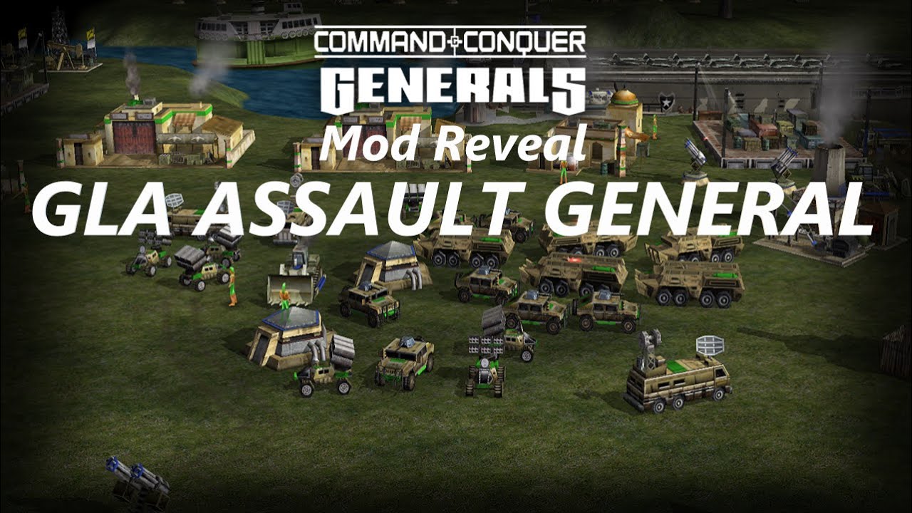 GLA Assault general vs 7 China tank generals Command & Conquer TM Generals Zero Hour MOD Reveal ...