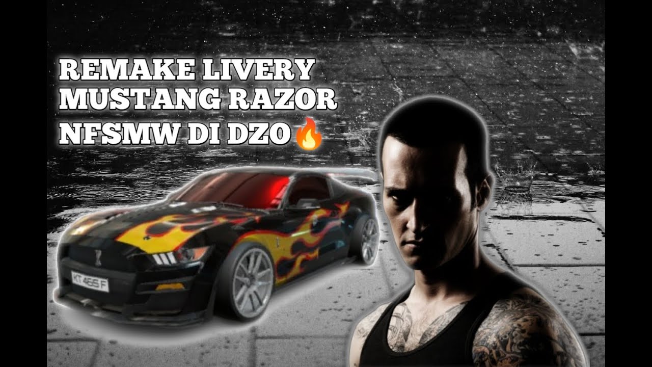 REMAKE RAZOR MUSTANG LIVERY STEP BY STEP | DRIVE ZONE ONLINE INDONESIA ...
