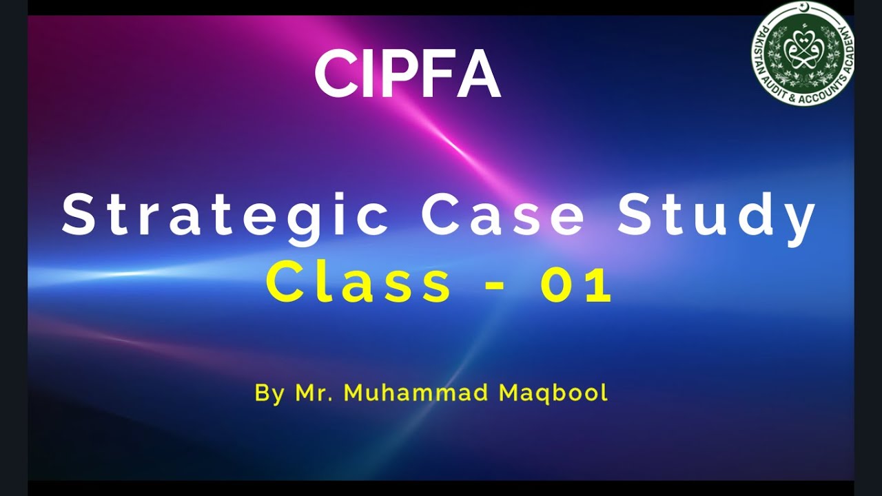 Strategic Case Study (SCS) - Class - 01 - YouTube