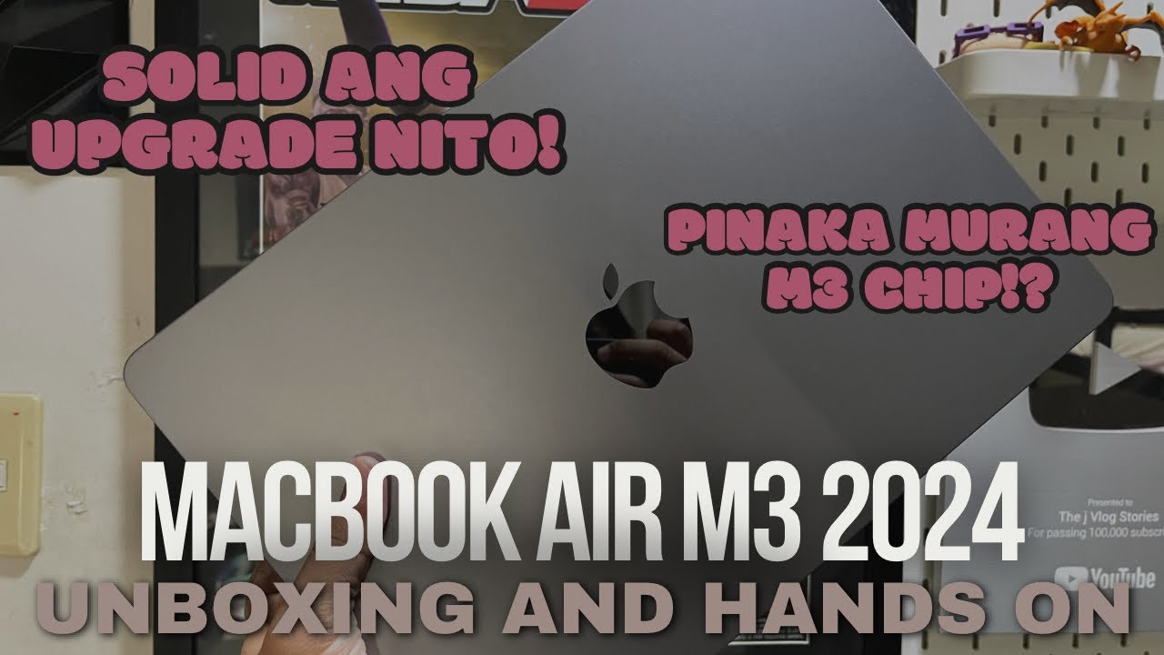MACBOOK AIR M3 Unboxing AND HANDS ON - NEW M3 CHIP, POWERFUL LIKE THE ...