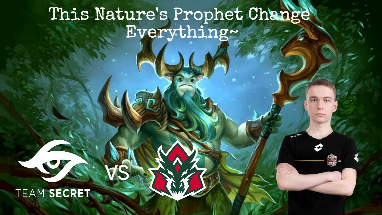 Dota 2 AVULUS "Smiling Knight" Nature's Prophet Highlight against Team ...