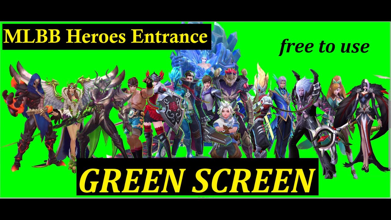 Green Screen for Mobile Legends Heroes Entrance (Full HD High Quality ...