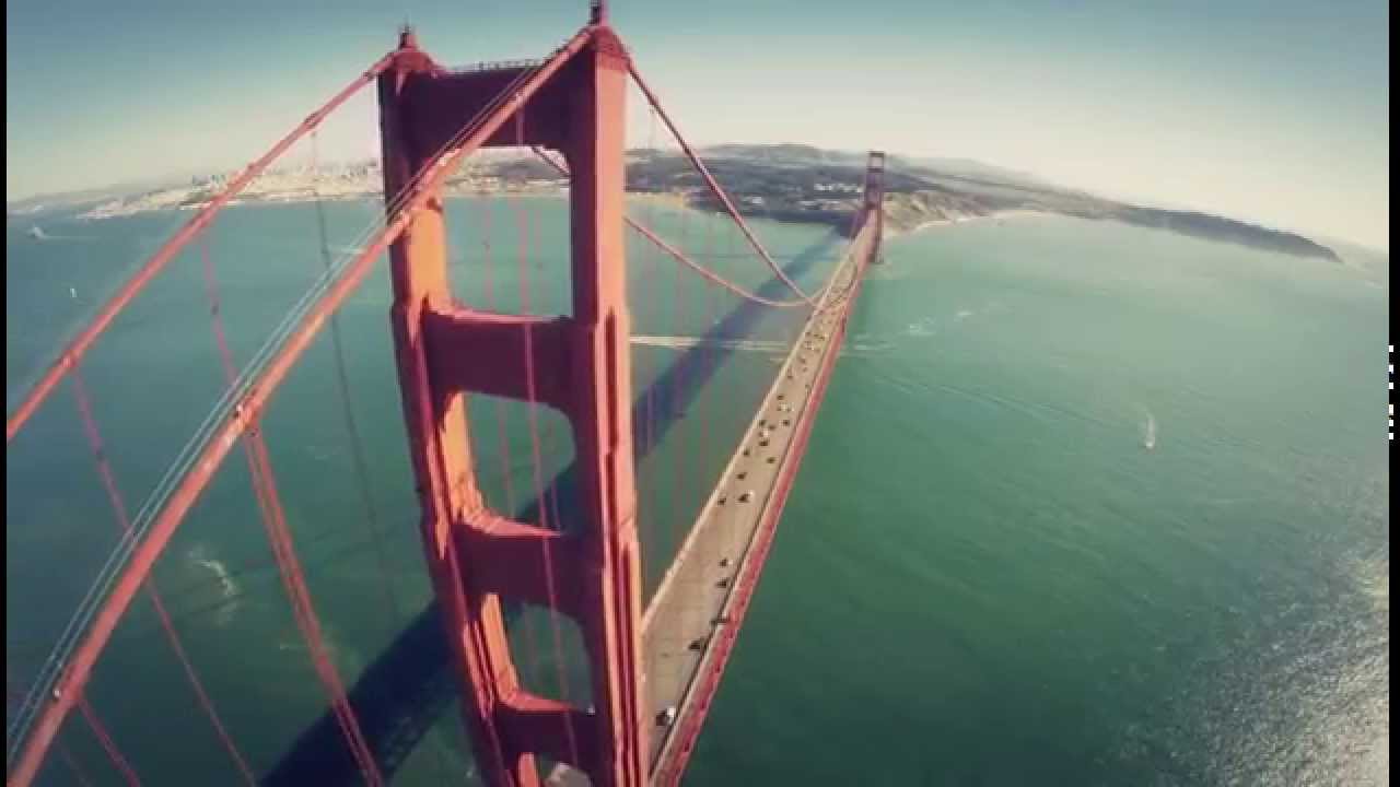 Golden Gate Bridge From Above - YouTube