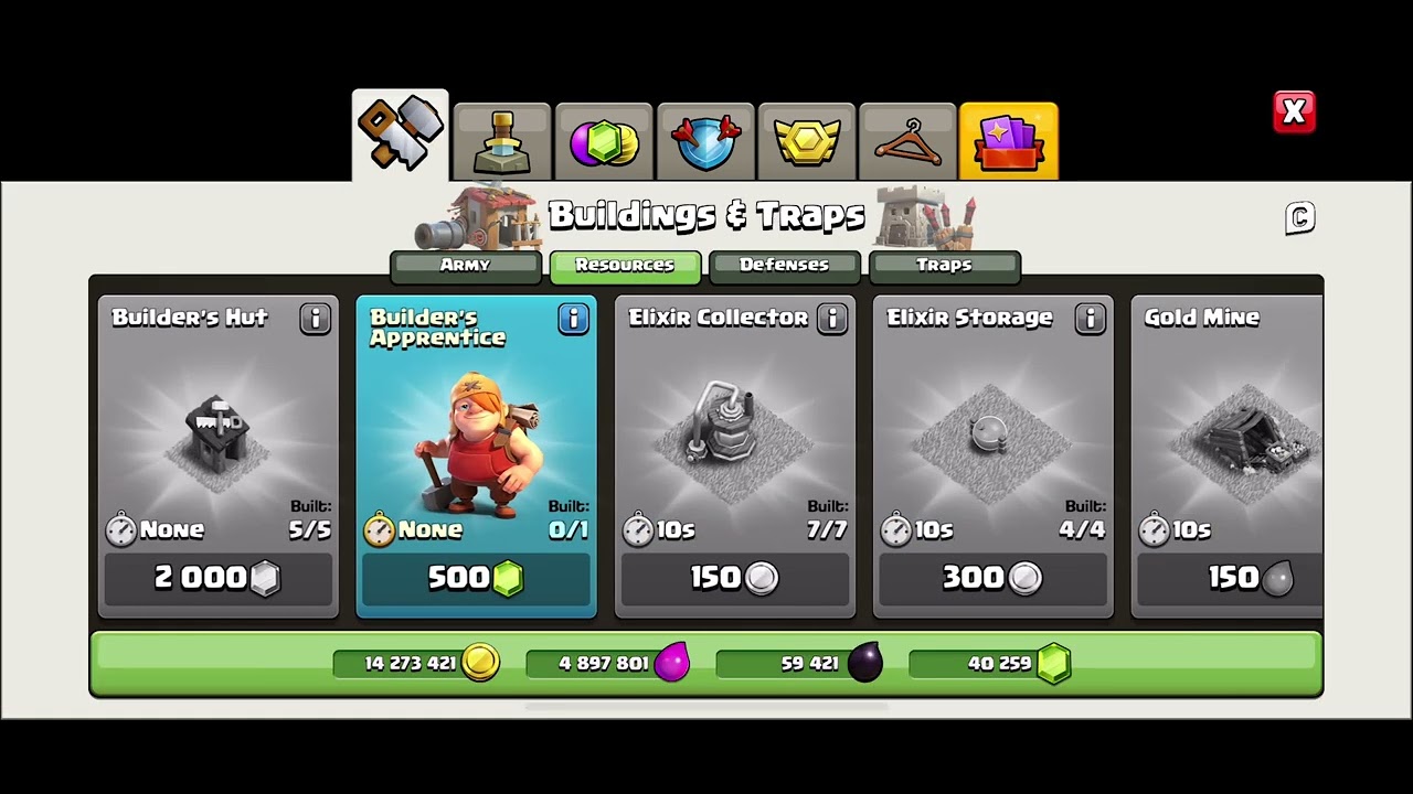 Clash Of Clans 40K Gems with Builders Apprentice - YouTube