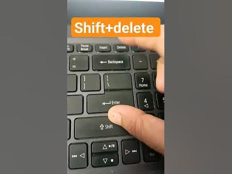 Permanent Delete shortcut key laptop/pc #shorts #youtubeshorts #trending - YouTube