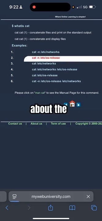 Practice and Learn Linux Online For Free ( The 'cat' command part 2 of 3 ) #learnlinux #online # ...