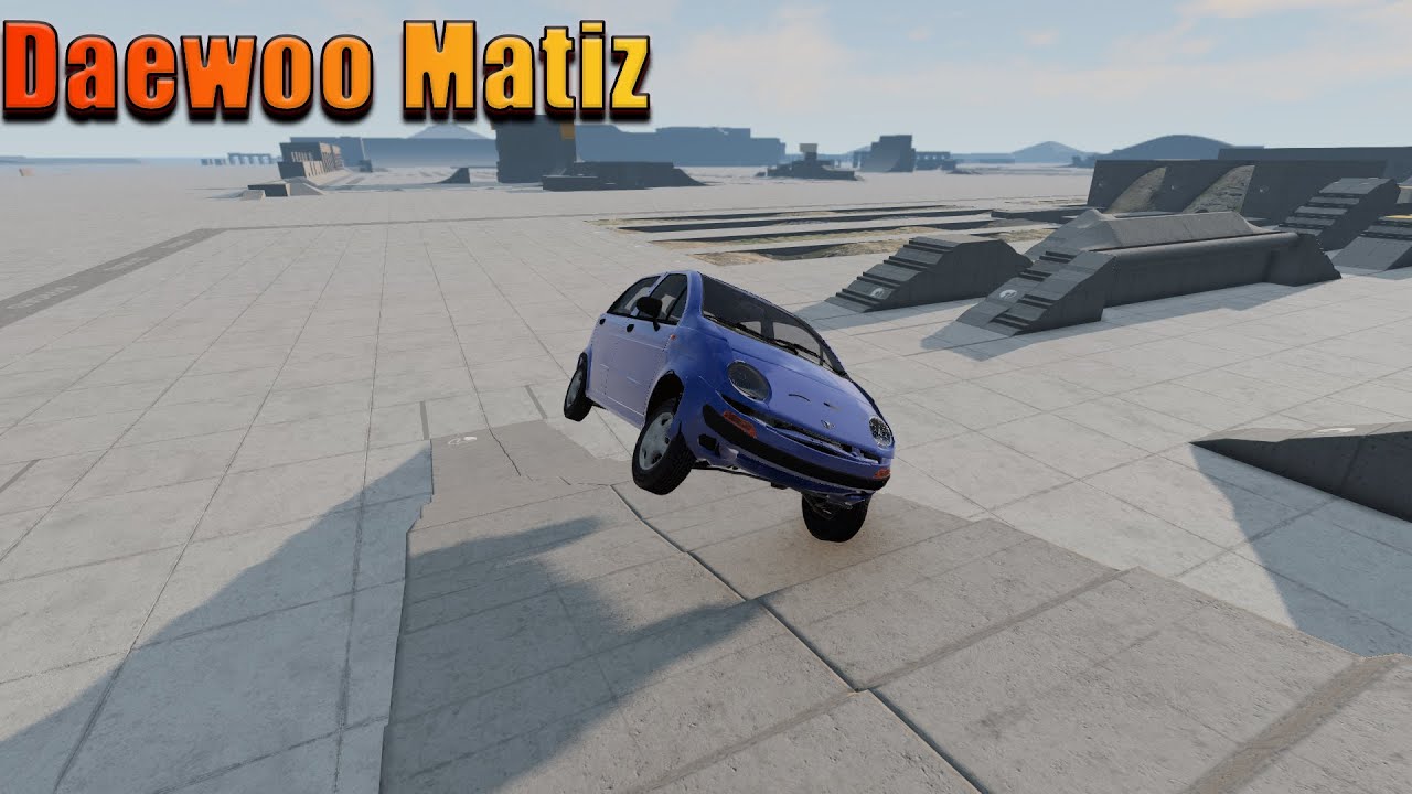 Daewoo Matiz-BeamNG Drive(#1638) - YouTube