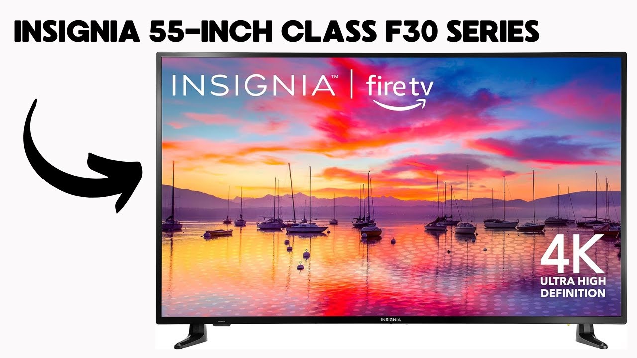 INSIGNIA 55-inch Class F30 Series LED 4K UHD Smart Fire TV with Alexa ...