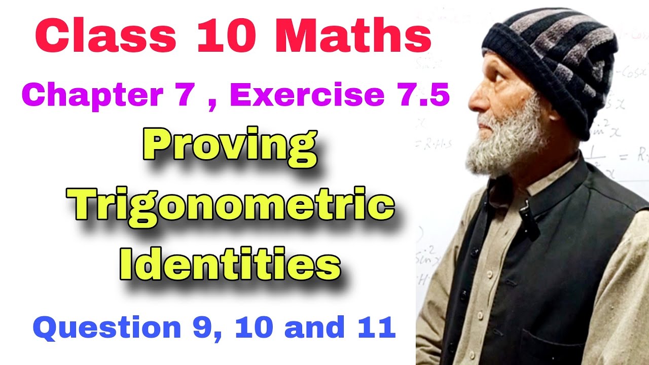 Proving Trigonometric Identities | Class 10 Maths | Chapter 7 ...