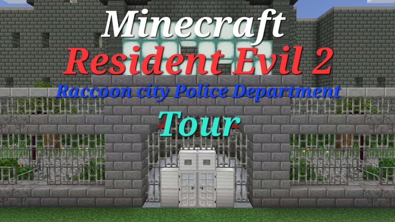 Minecraft Resident Evil 2 Raccoon City Police Department Tour - YouTube