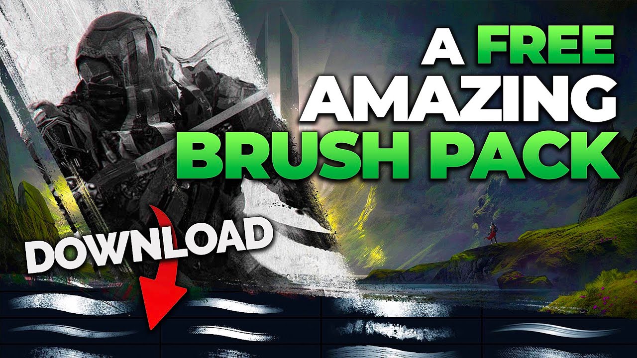 Free Concept Art Brush Pack for Photoshop