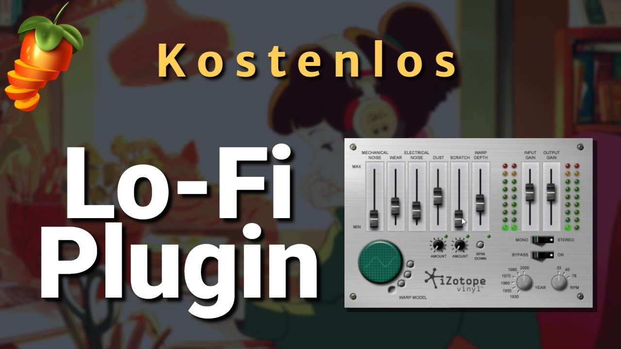 Alten Schallplatten Effekt durch kostenloses Lofi Plugin Vinyl - FL ...
