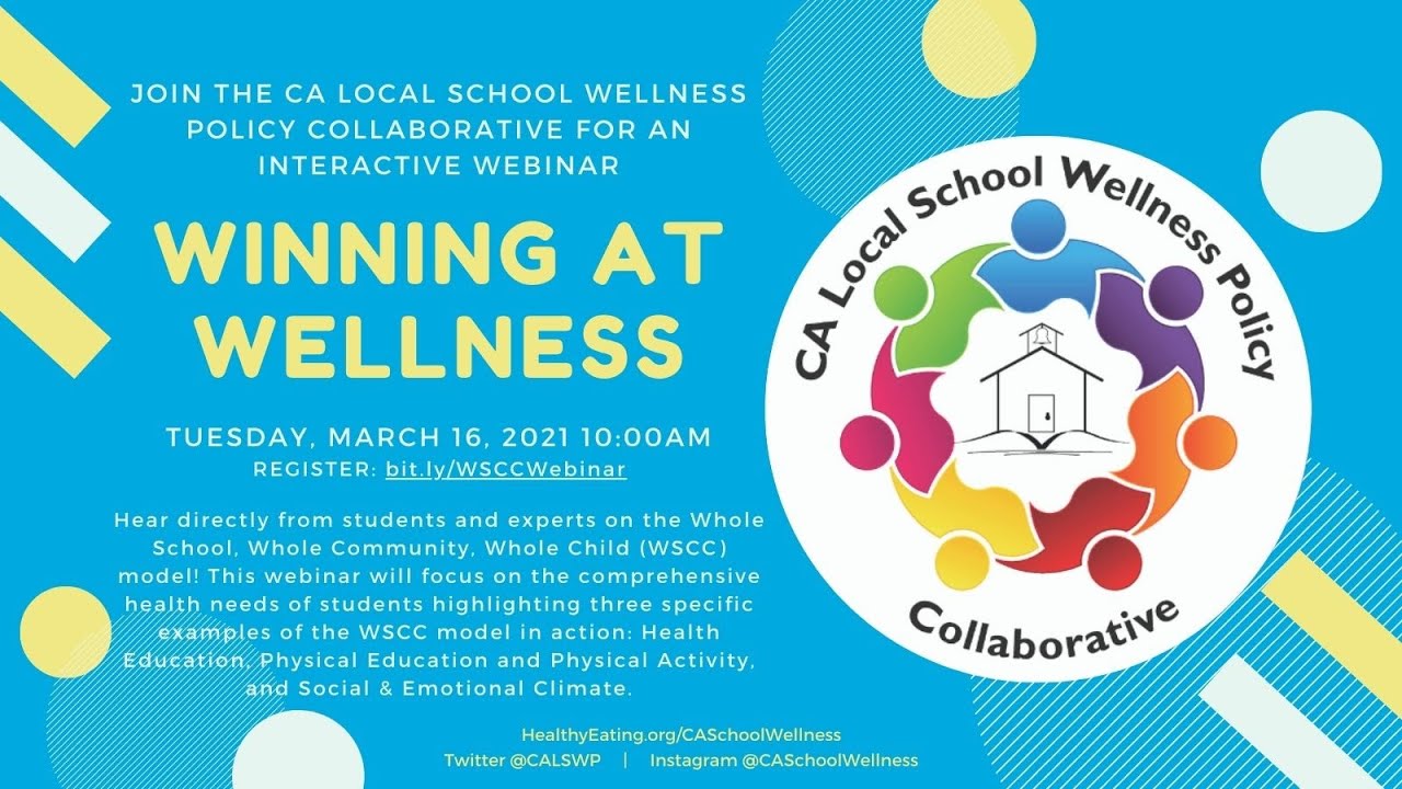 Winning At Wellness Whole School Whole Community Whole Child WSCC Winning At Wellness Whole School Whole Community Whole Child WSCC