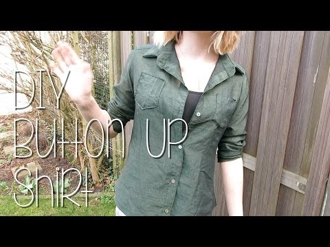 DIY Button Up Shirt