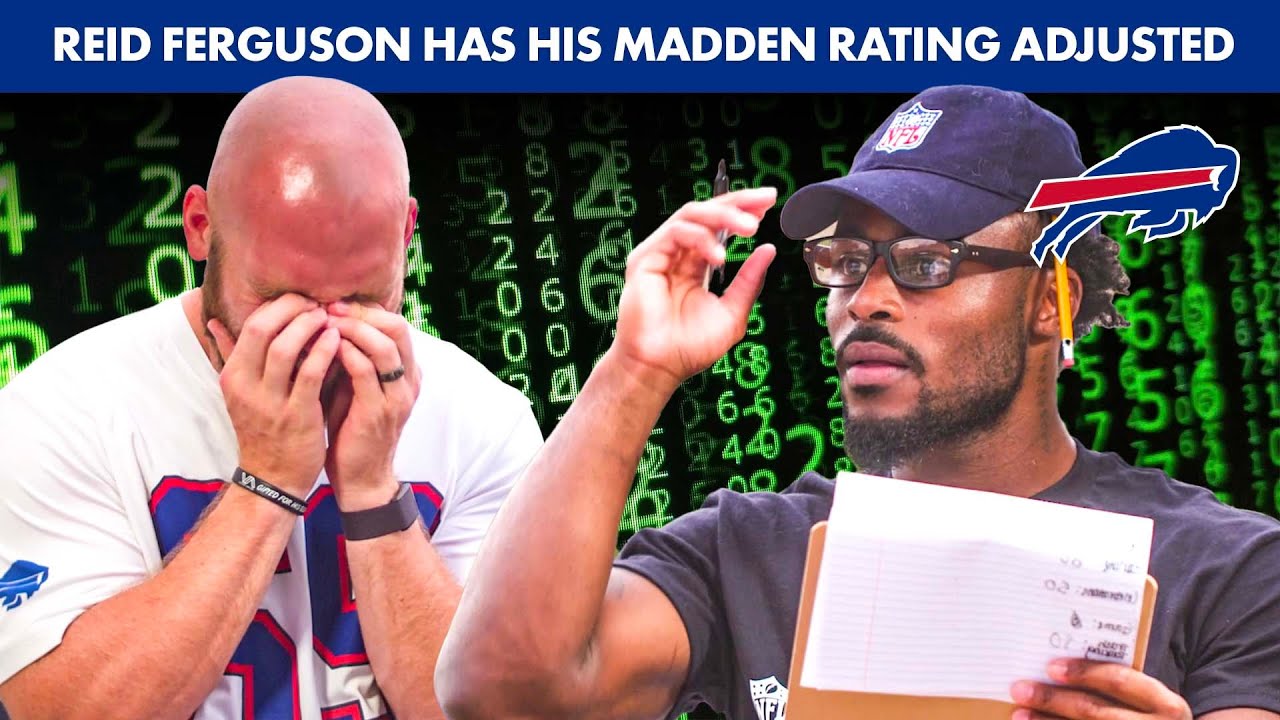 Reid Ferguson Has His Madden Ratings Adjusted! | Buffalo Bills - YouTube