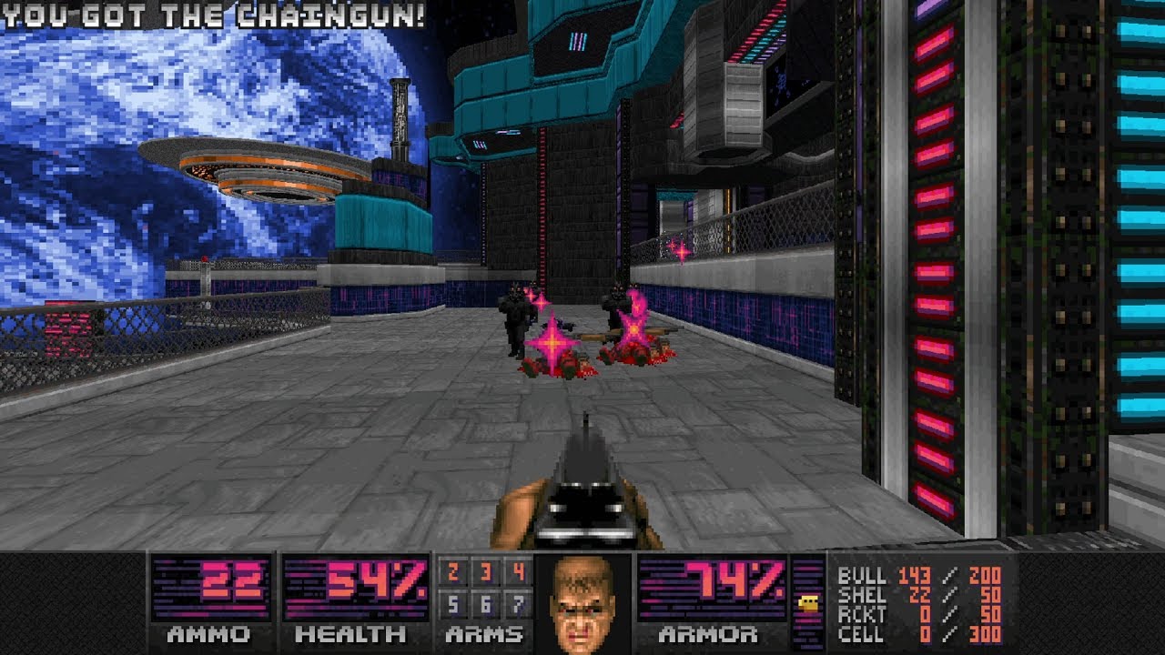 Doom 2 - Ancient Aliens (Map 11: On the Origin of Spacies): - Go IT