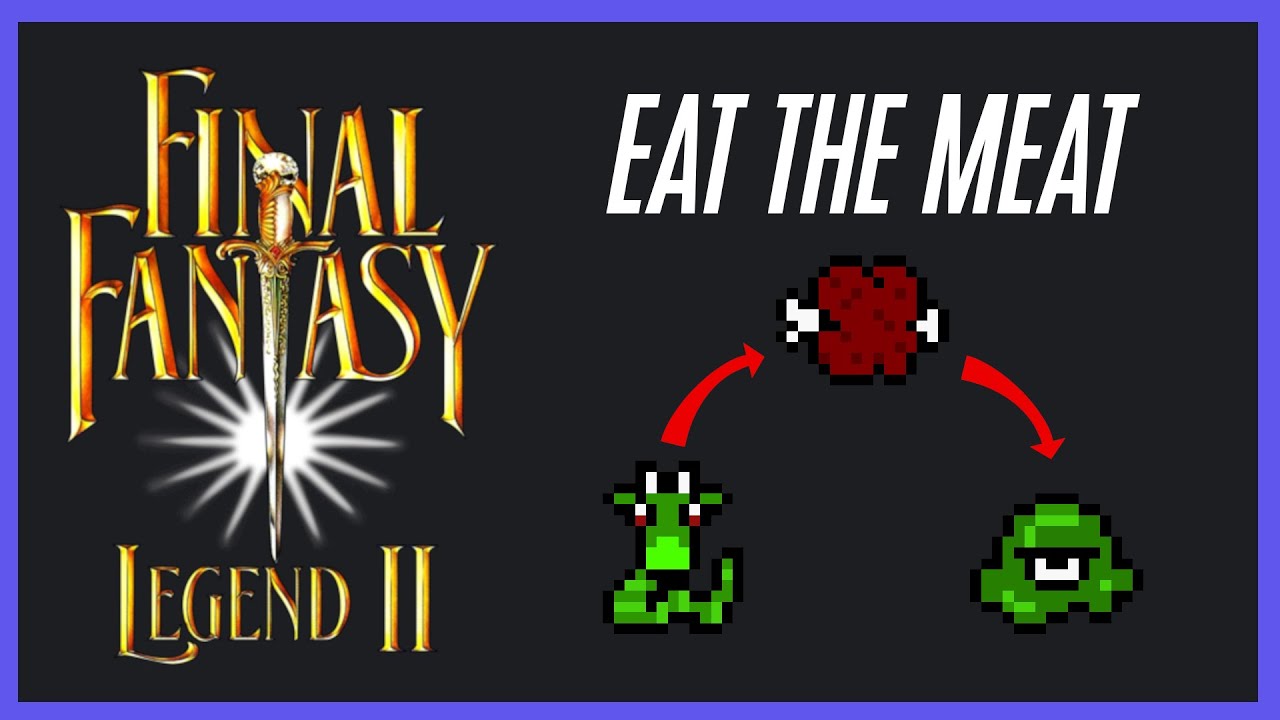 Final Fantasy Legend II - Eat The Meat (16 bit cover) - YouTube