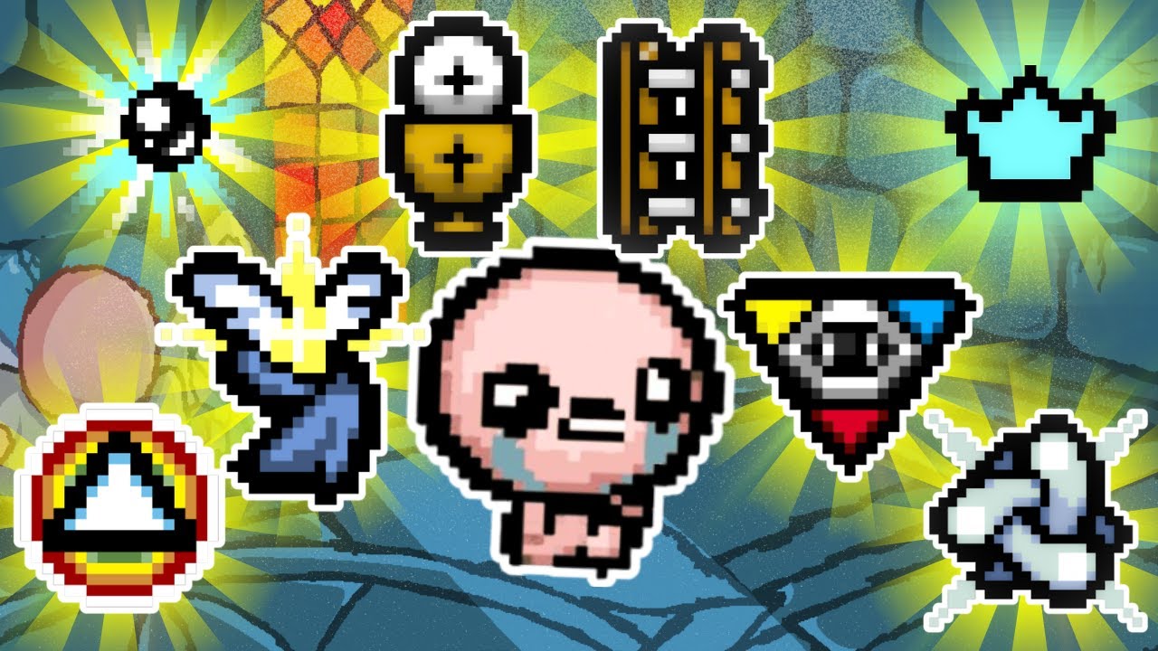 All Angel Items in One Run !!! (0 to Dead God) - The Binding of Isaac ...