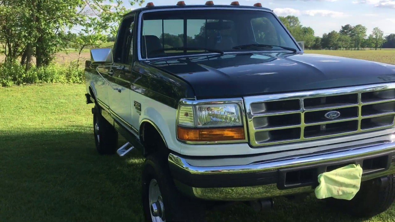 1996 Ford F-350 7.3 Powerstroke Walkaround - YouTube