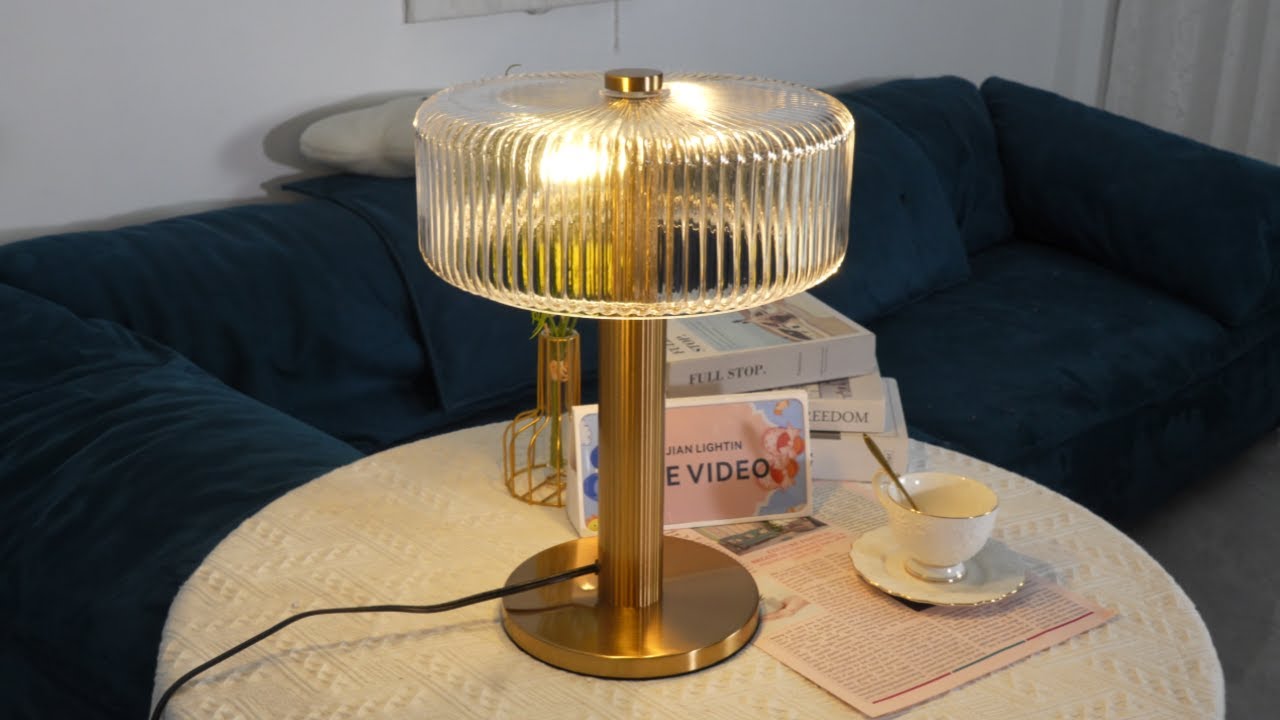 Renato Table Lamp 11.8" - YouTube