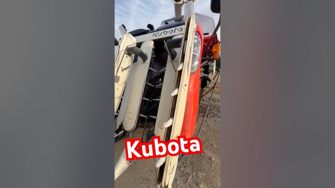 Kubota ER338クボタの3条38馬力コンバインで刈り取りSTAR🏃 - YouTube