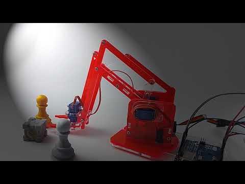 Controlling a Servo Powered Robot Arm Kit with Arduino and Potentiometers - MeArm Maker Kit ...