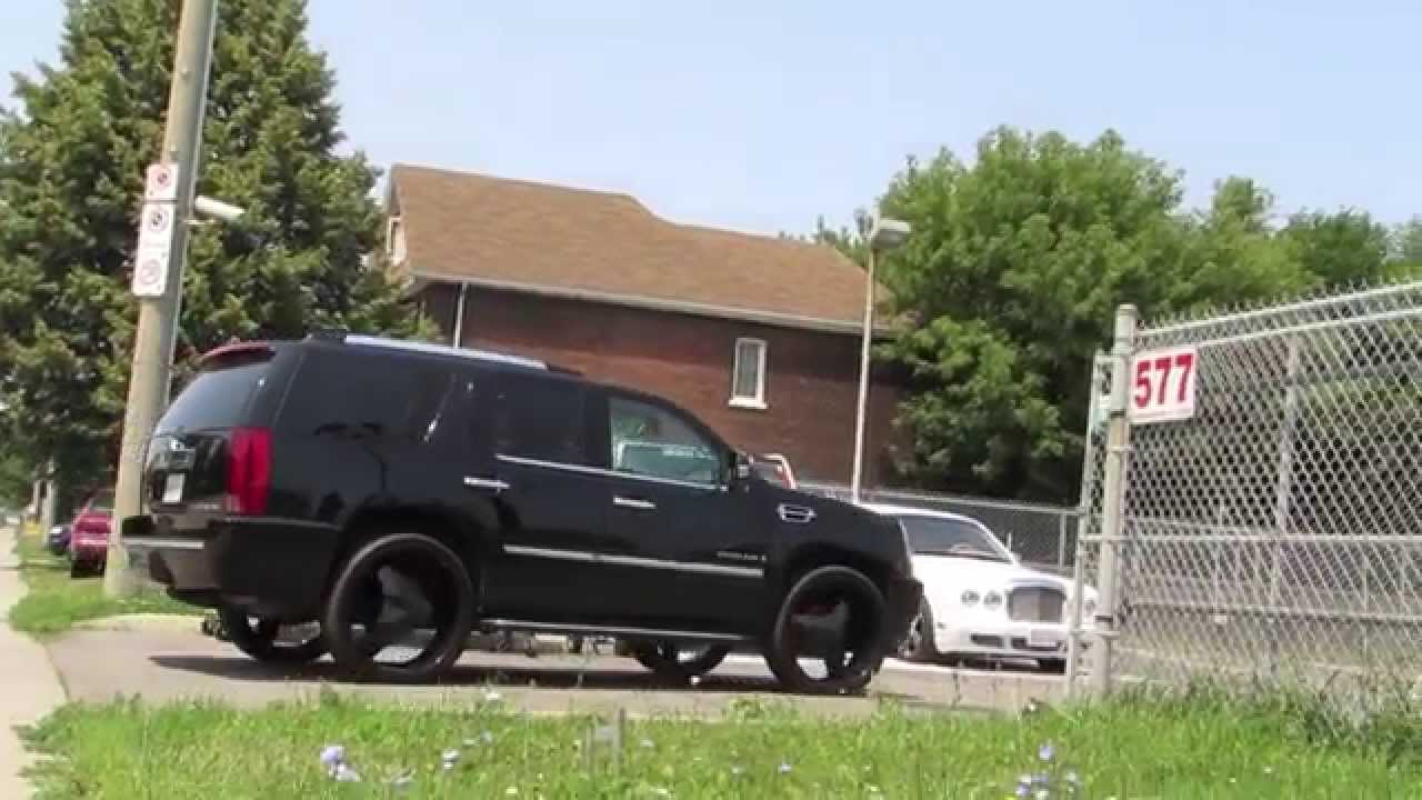 HILLYARD CUSTOM RIM&TIRE 26 INCH 3 BLADES RIMS ESCALADE - YouTube