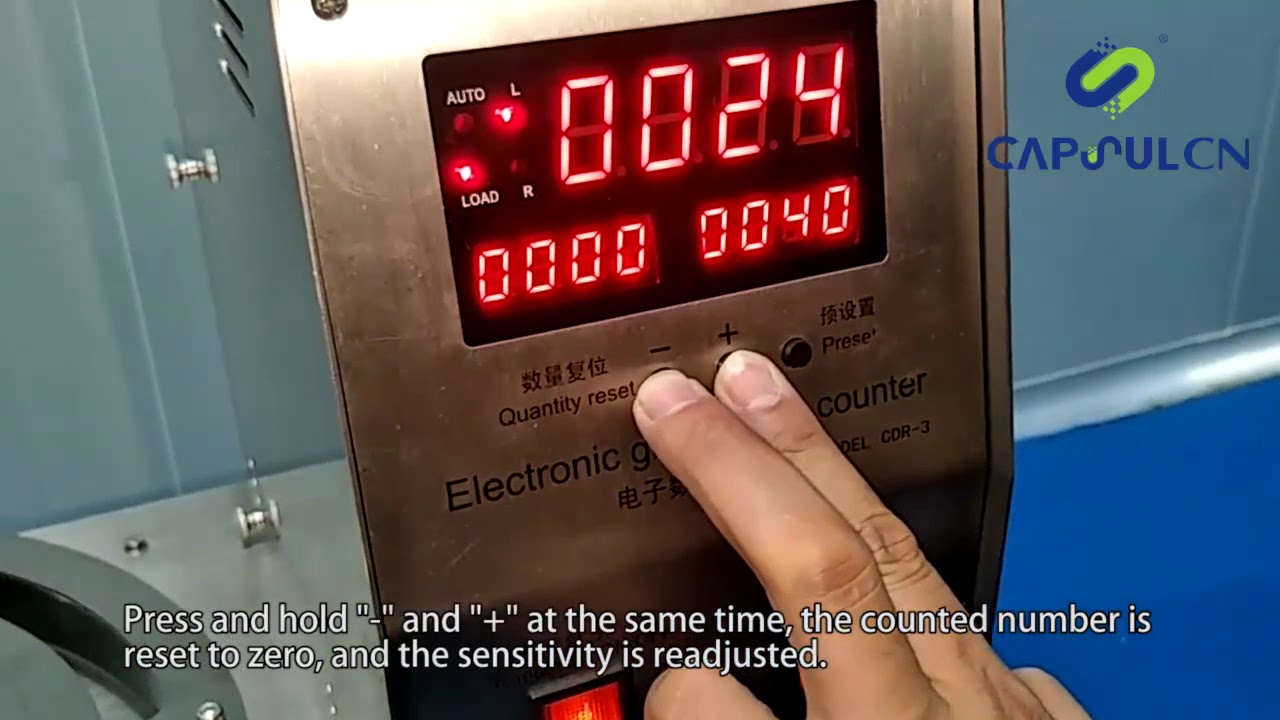 CDR-3A how to adjust sensor sensitivity - YouTube
