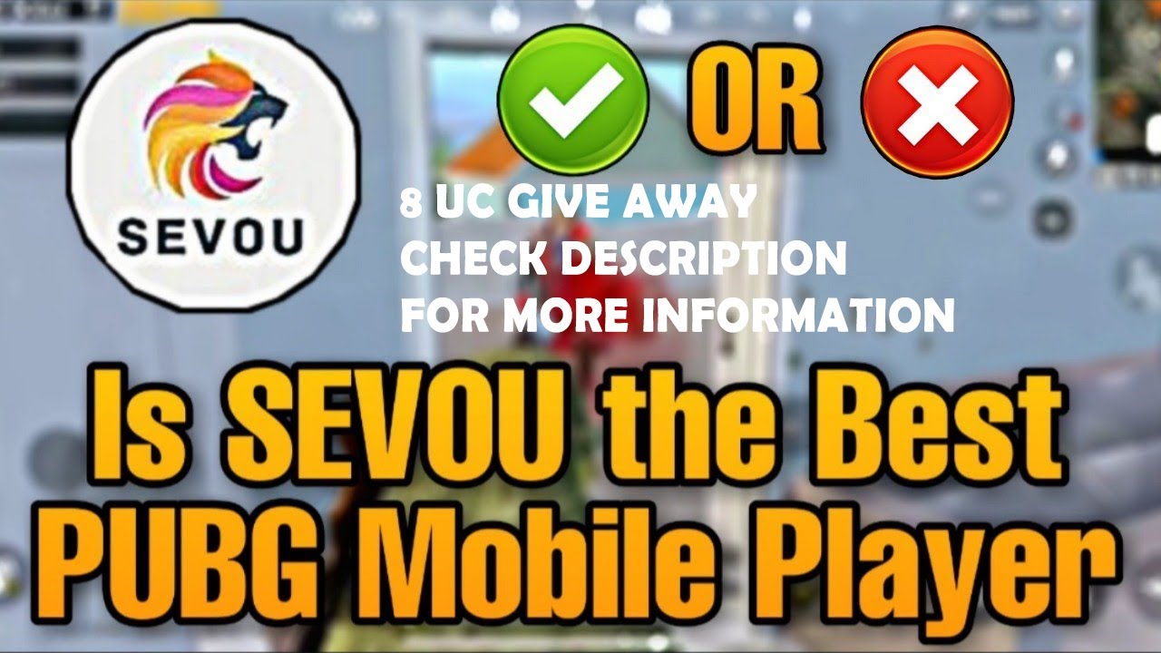 8 UC GIVEAWAY | SEVOU ONE OF THE TOP PLAYER OF WORLD | HIGHLIGHTS | RPG ...