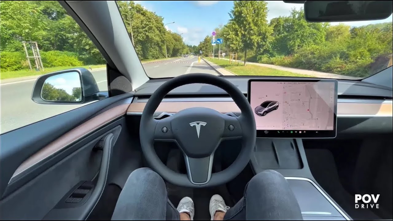 NEW Tesla Model Y — POV Test Drive | POVDRIVE - YouTube
