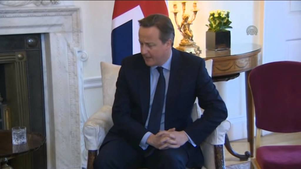 Ahmet Davutoglu David Cameron meeting in London - YouTube