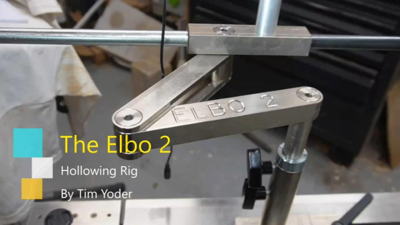 Woodturning: First look at the Elbo II Hollowing Tool - YouTube