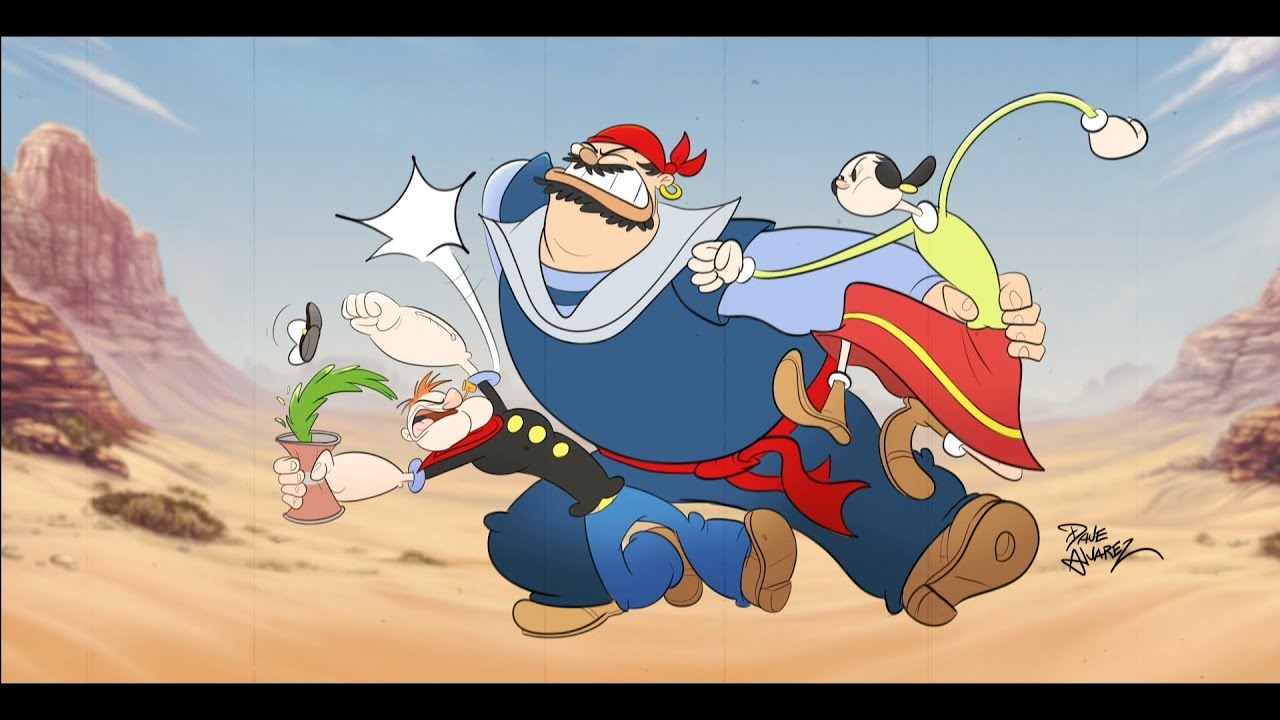 Time Lapse video of a Popeye scene. - YouTube