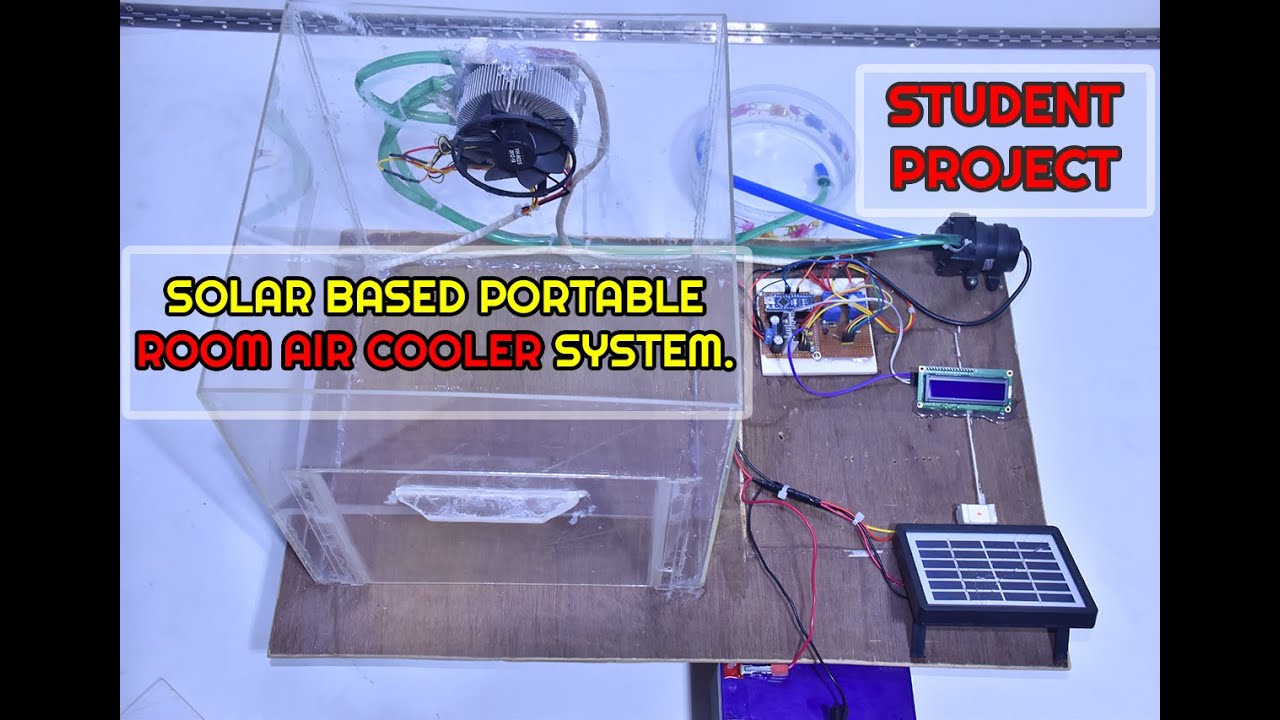 Peltier & Solar Based Portable Room Air Cooler System||#023|| ZerOne Tech || 2020 - YouTube