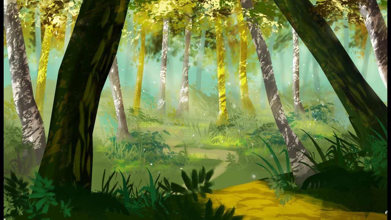 Forest Thumbnails (Process) - YouTube