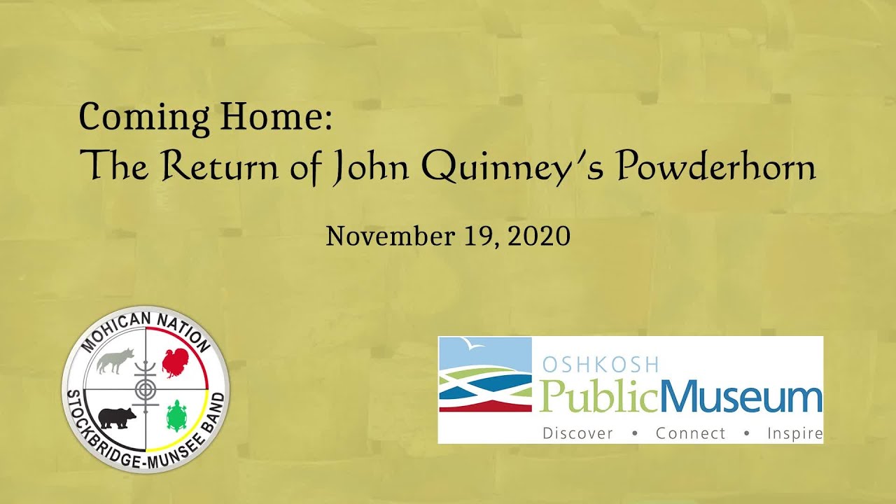 Coming Home: The Return of John Quinney's Powder Horn - YouTube